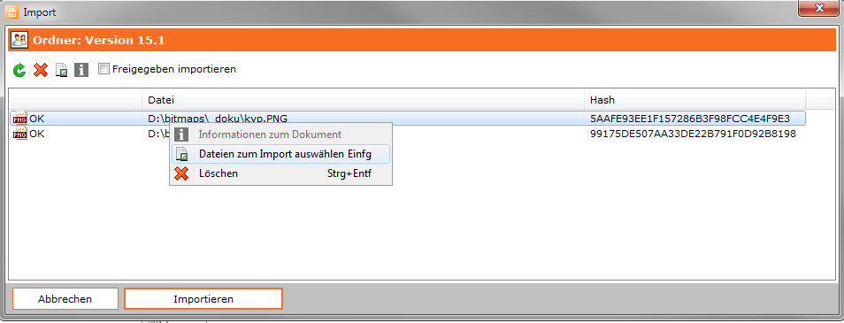 Neues Dokument mit Drag&Drop erstellen - www.viscom.co.at